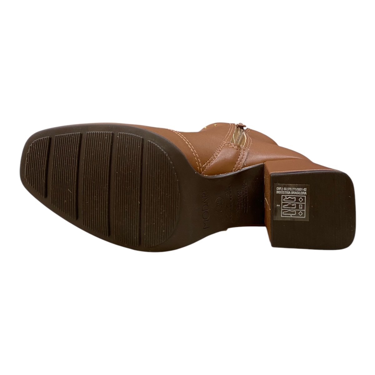 Bota Coturno Feminino Modare Ultraconforto Spike Metalizado 7082.106 ...