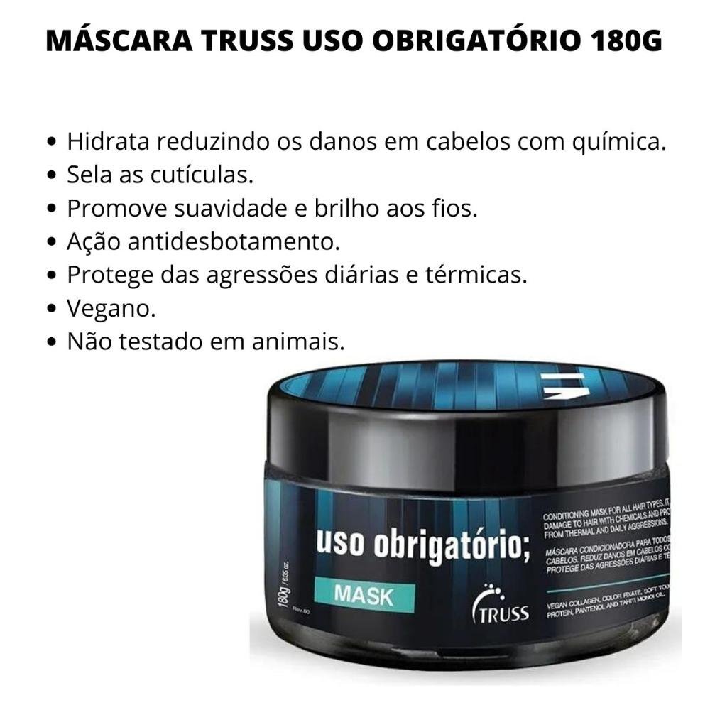 Máscara Truss Uso Obrigatório 180g 180g