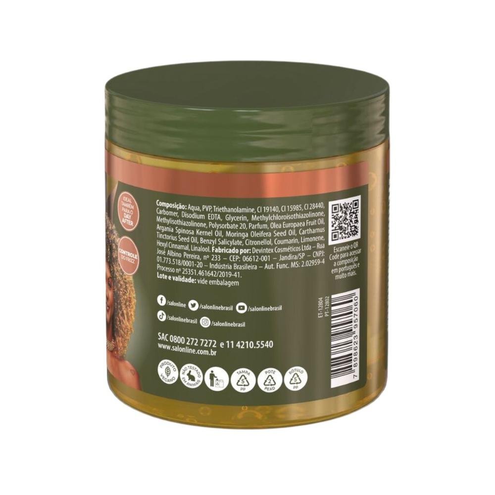 Gel Definidor Salon Line Sos Cachos Azeite de Oliva 550g 550g