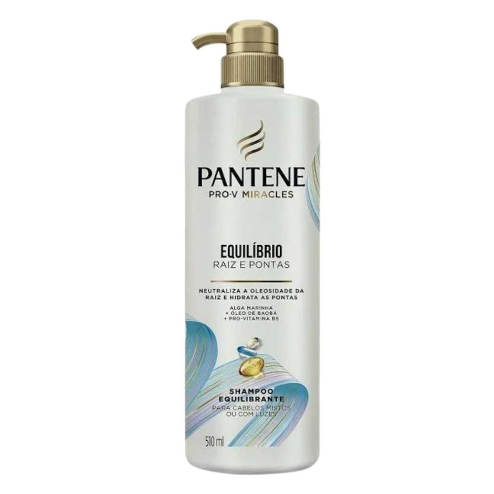 Shampoo Pantene Pro-v Equilíbrio Raiz e Pontas 510ml 510ml