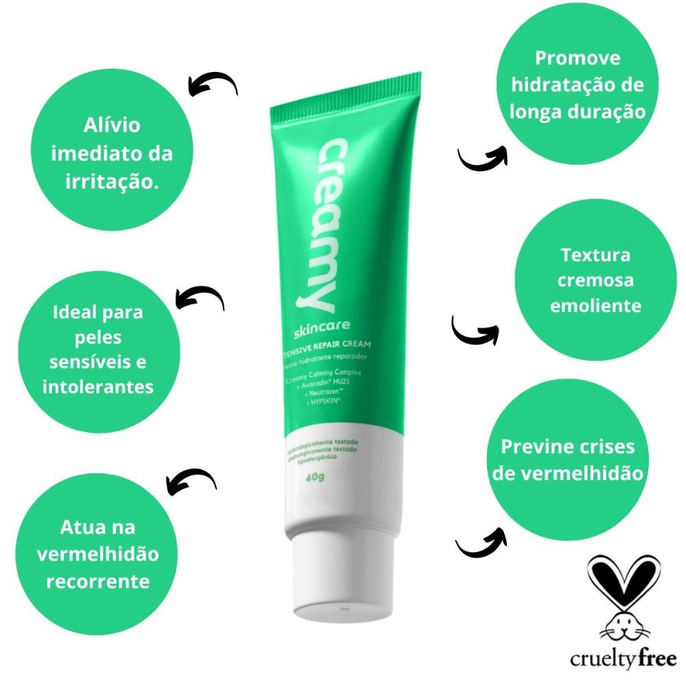 Hidratante Reparador Creamy Skincare Intensive Repair Cream Neutrazen ...