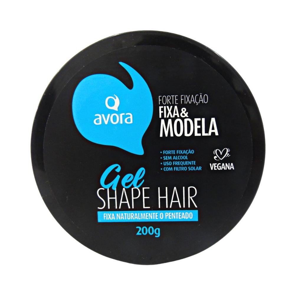 Gel Fixação Forte Avora Shape Hair Fixa & Modela 200g 200g