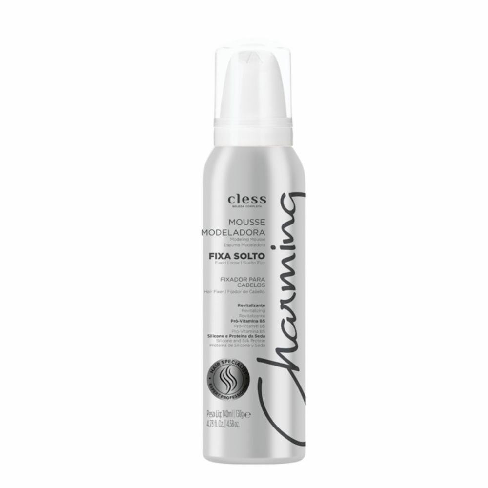 Kit Cless Charming Hair Spray Forte + Mousse Fixa Solto ÚNICO