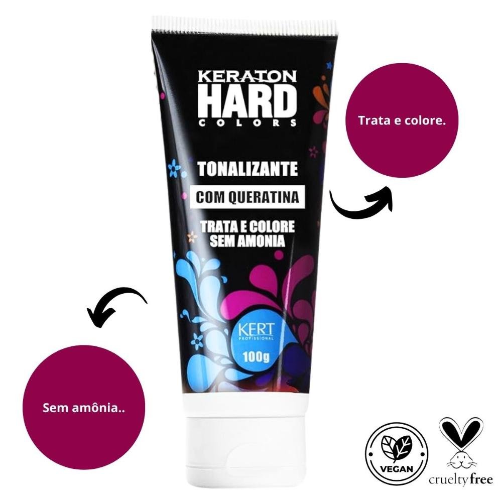Tonalizante Keraton Hard Colors Pure Magent 100g Pure Magent