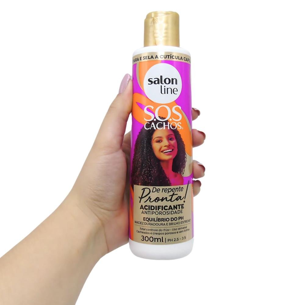 Acidificante Antiporosidade Salon Line Sos Cachos De Repente Pronta ...