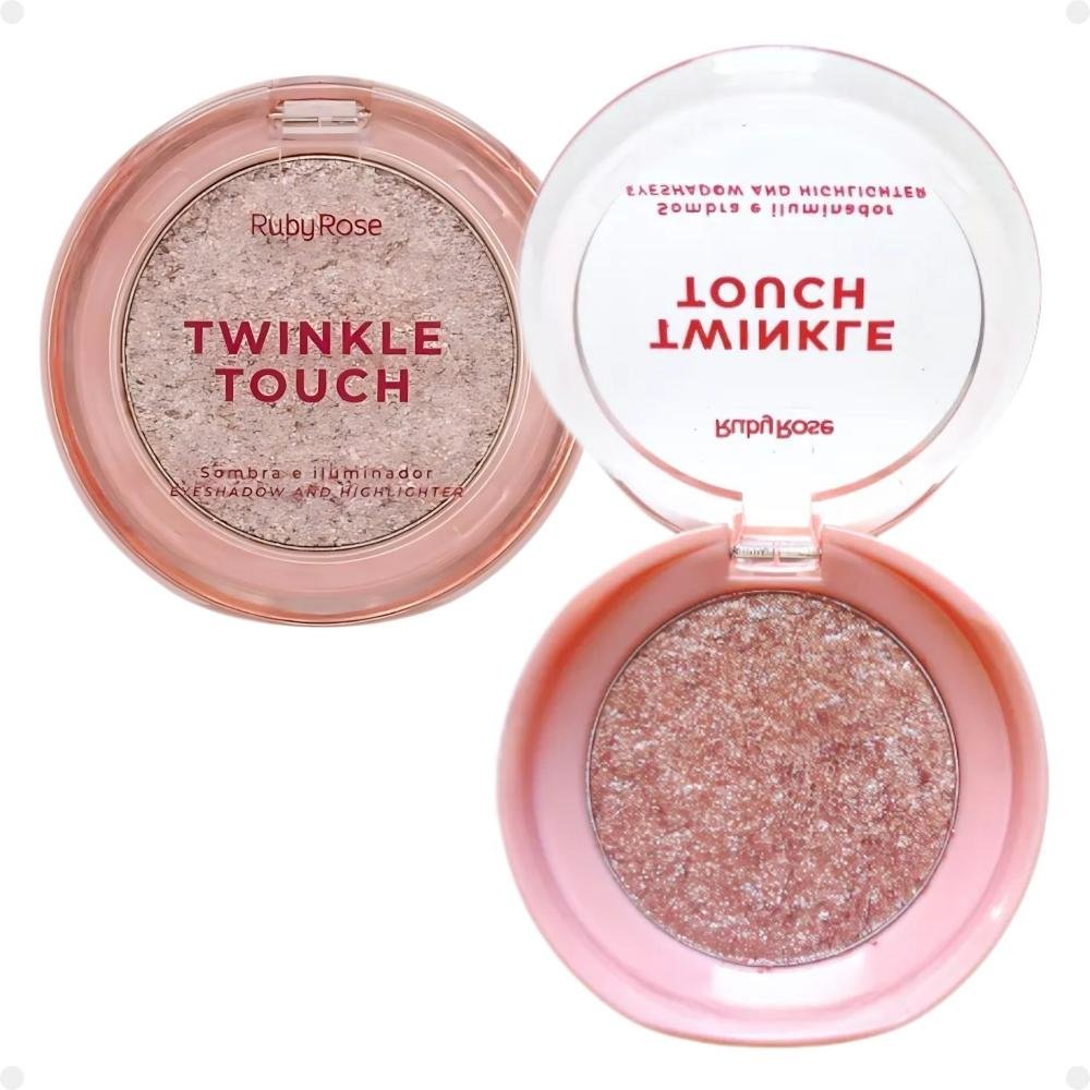 Sombra e Iluminador Ruby Rose Twinkle Touch Pink Luster Hb-m1004-3 Pink Luster