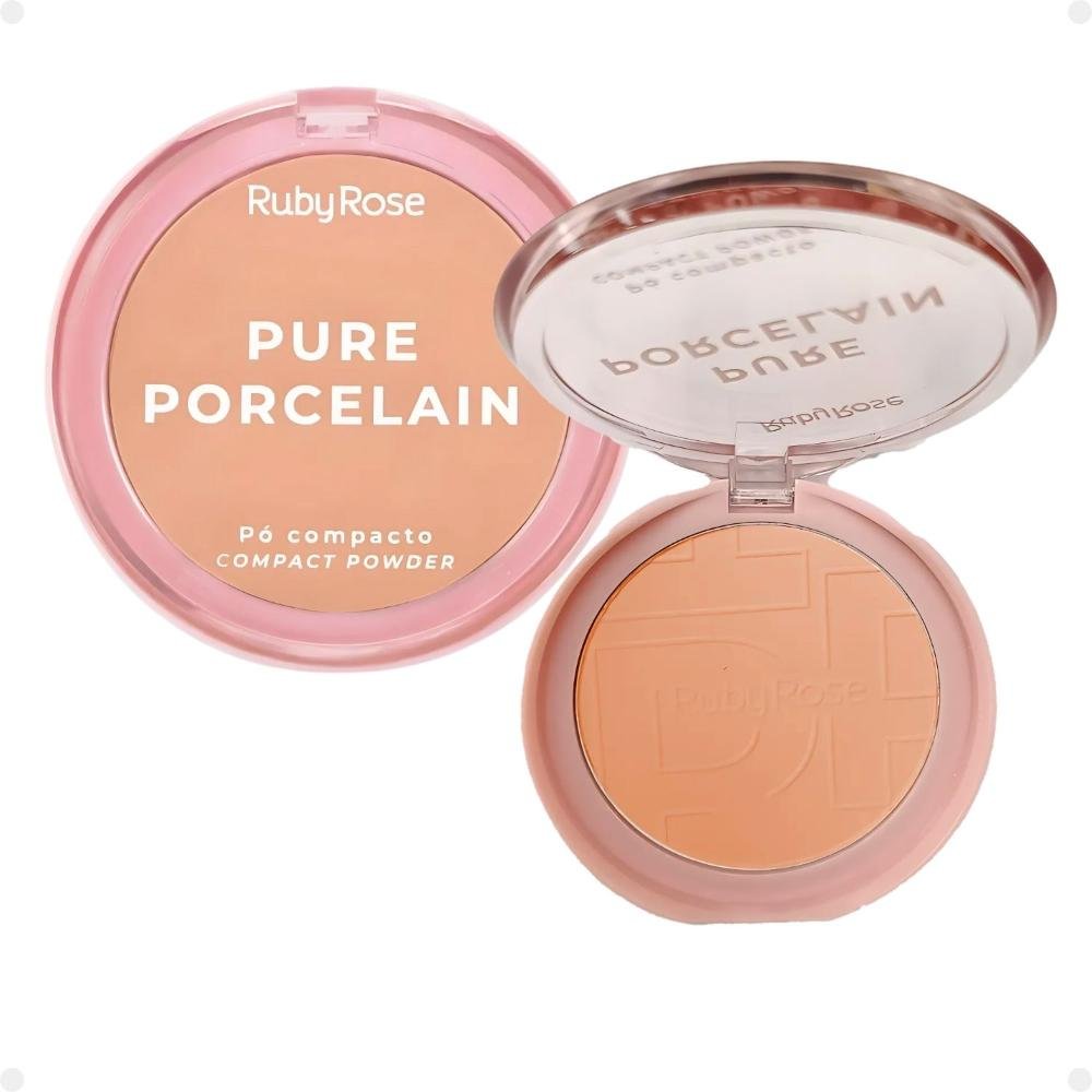 Pó Compacto Ruby Rose Pure Porcelain P30 Hbm401-3 P30