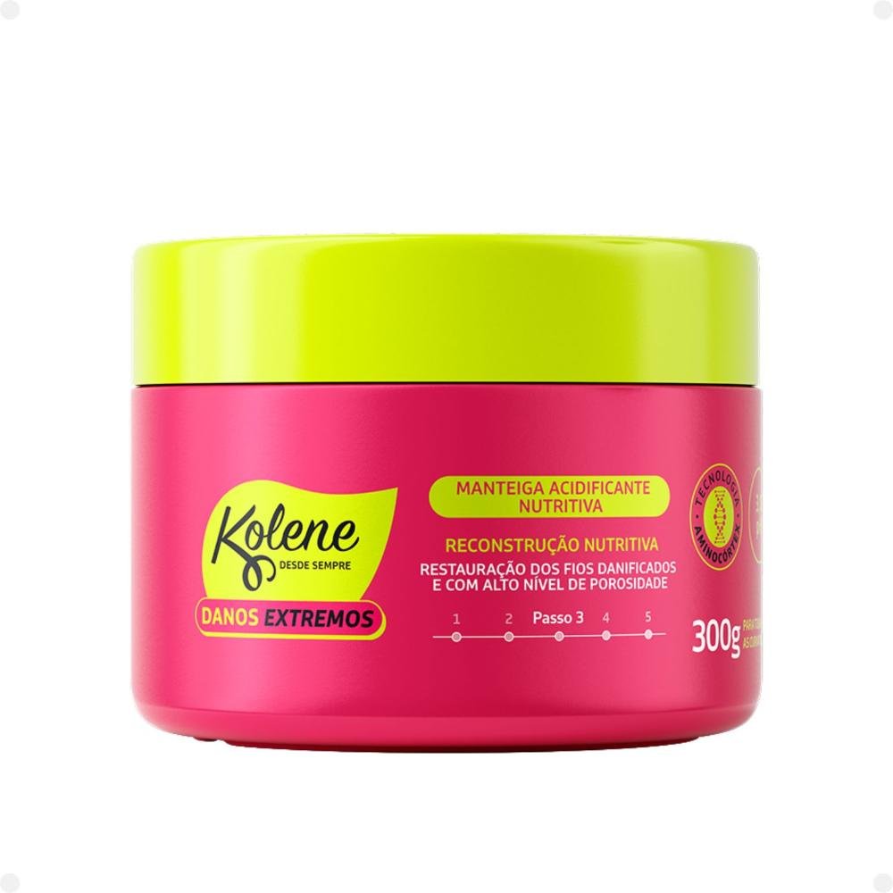 Kit Kolene Danos Extremos Reconstrução Nutritiva: Óleo em Creme ...