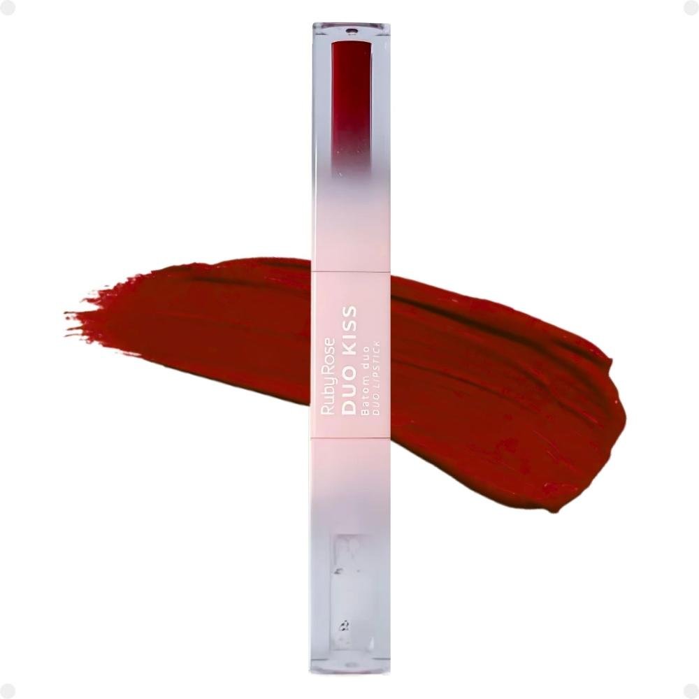 Batom Duo Ruby Rose Duo Kiss DK07 HB-L6203-7 DK07