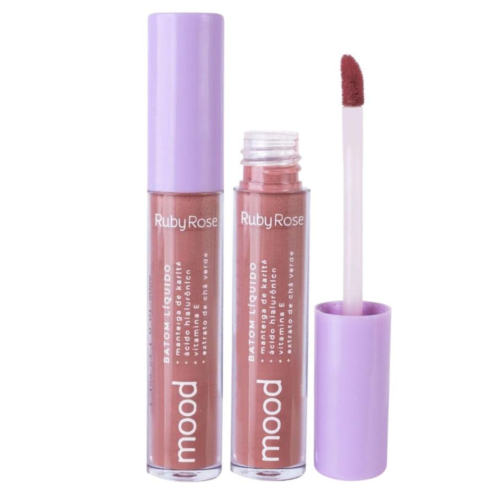 Batom Liquido Ruby Rose Mood Empathy 10 3,2ml Cor 10