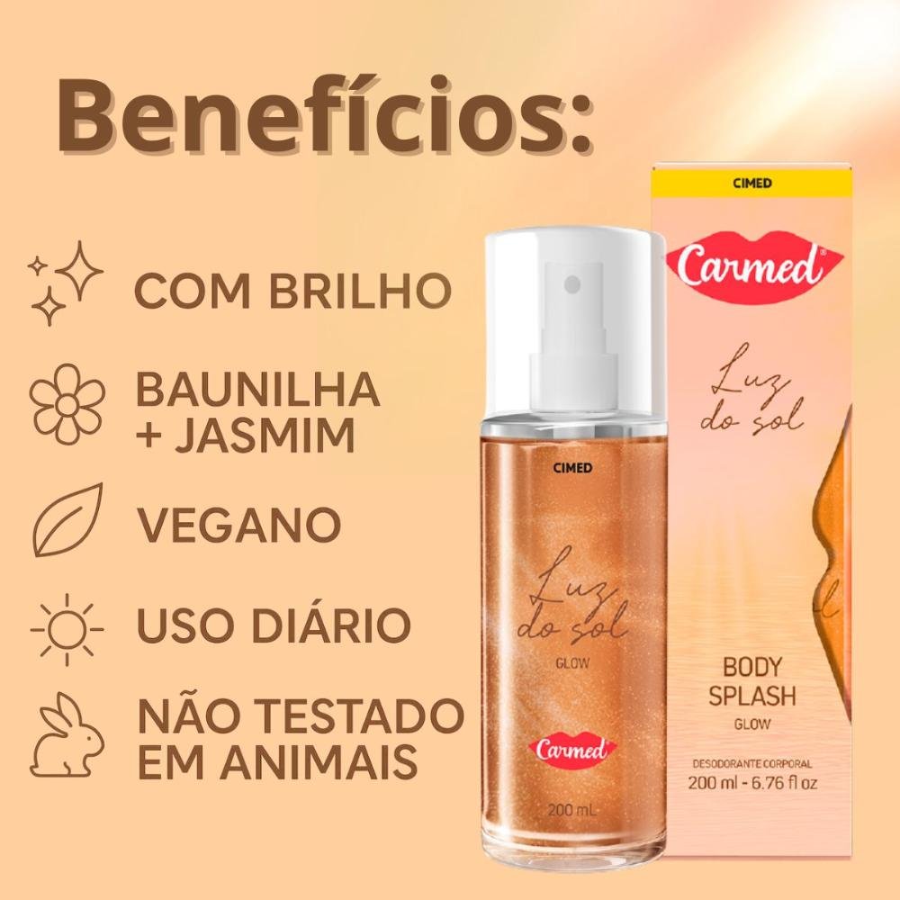 Body Splash Carmed Luz do Sol 200ml 200ml