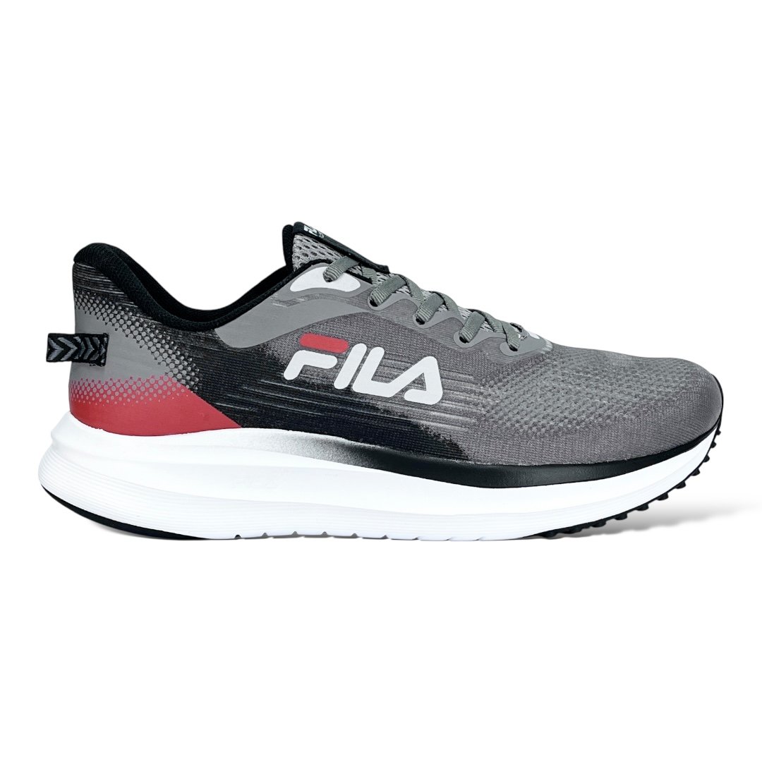 Tênis Fila Racer Sky Masculino F01R00143 Cinza/Preto/Vermelho Cinza