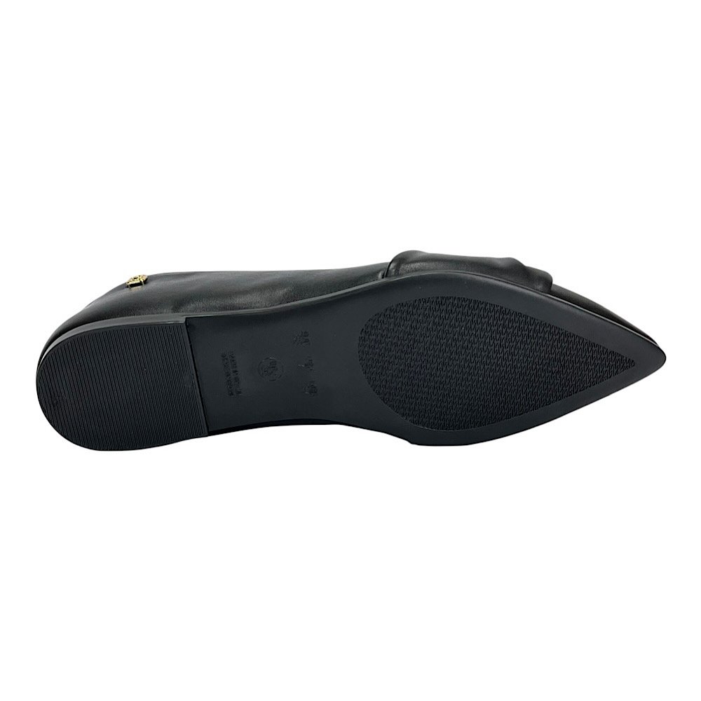Sapatilha Santinelli Bico Fino 1600-041 Preto Preto