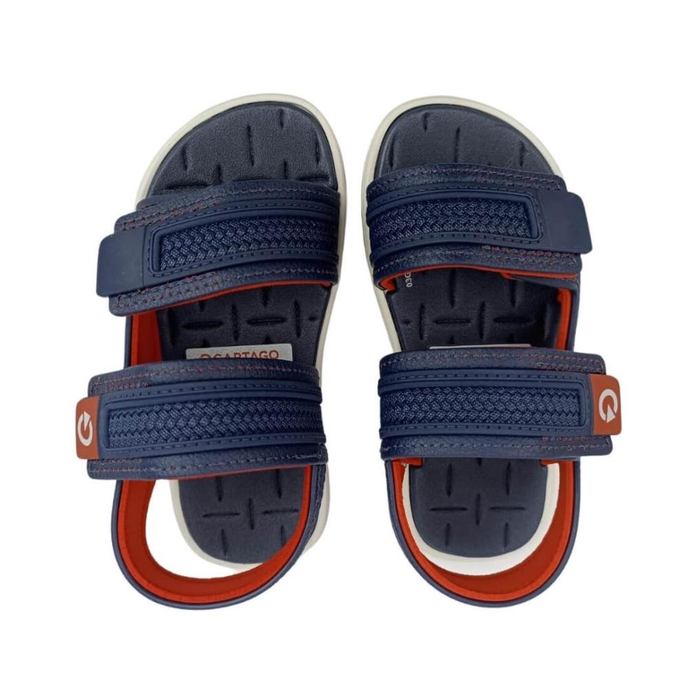 Sandália Infantil Menino Grendene 12232 Cartago Malta Azul