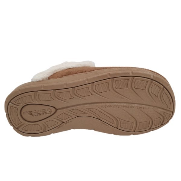 Pantufa Feminina Pegada 266005-02 Atoalhado Marrom