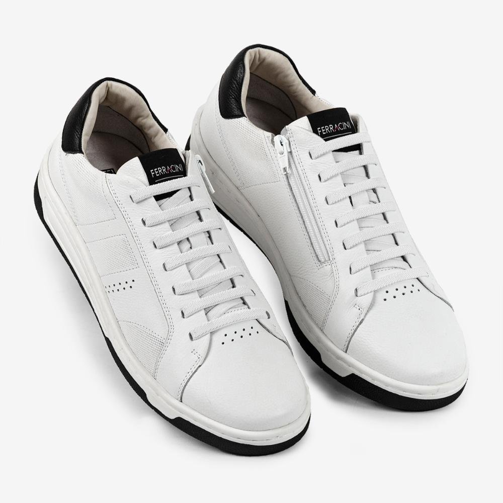 Sapatênis Calce Fácil Ferracini Vox Branco Casual 8059-617C Branco