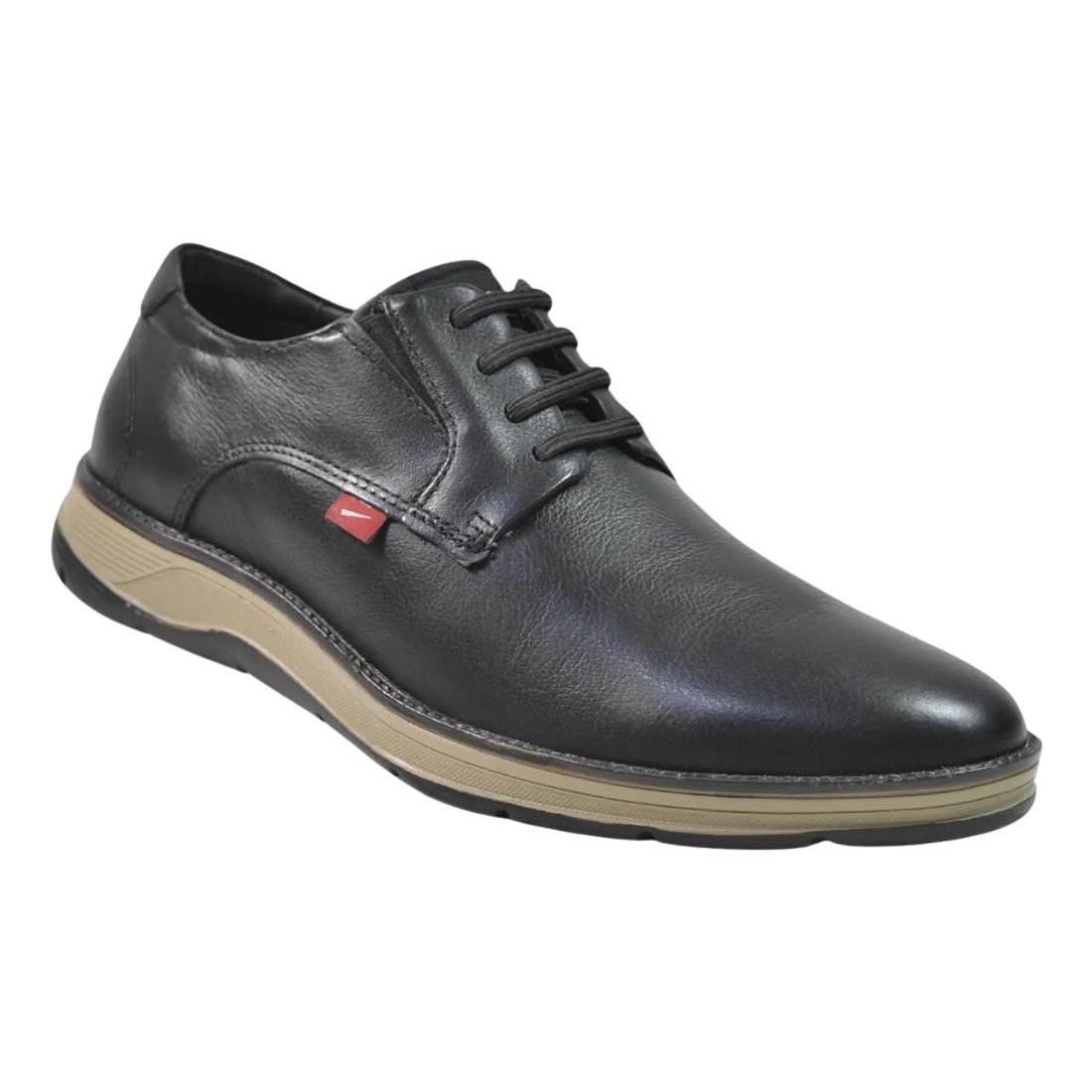 Sapato Ferracini Fluence Couro Masculino Preto