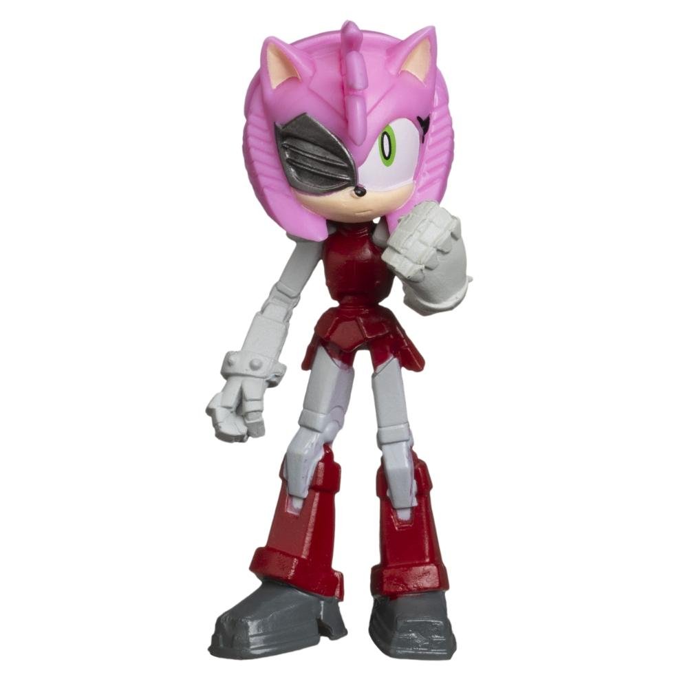 Boneco Colecionável 6,5cm Sonic Prime - Rusty Rose ÚNICO