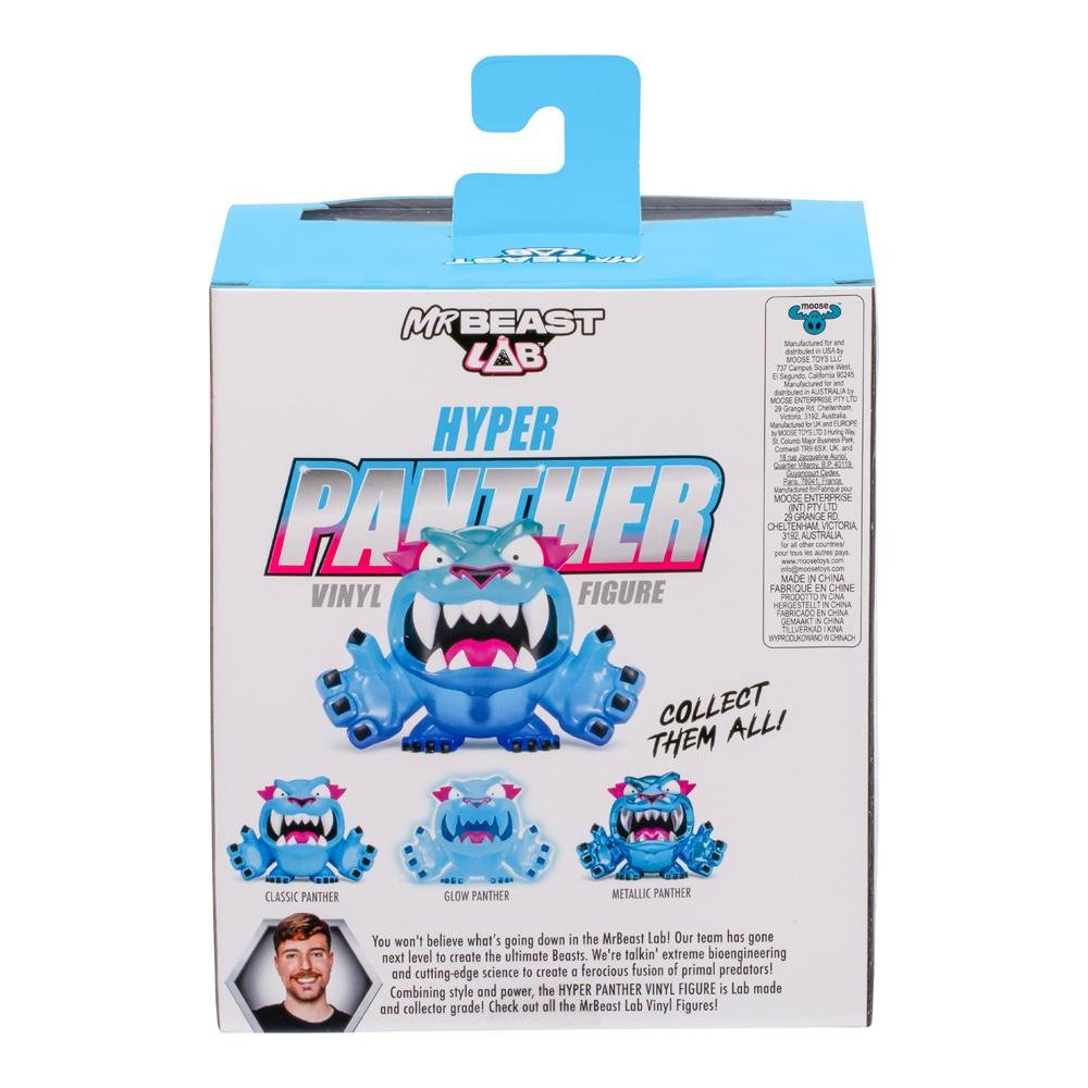 Boneco de Vinil Colecionável 9cm MrBeast Lab - Pantera Hyper ÚNICO