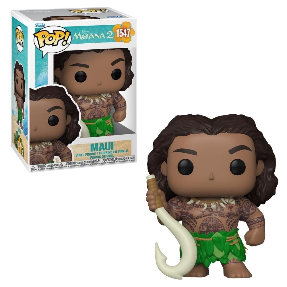 Boneco Funko Pop! Disney Moana 2 - Maui com Anzol ÚNICO