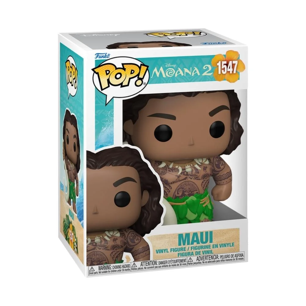 Boneco Funko Pop! Disney Moana 2 - Maui com Anzol ÚNICO
