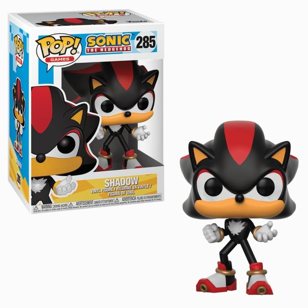 Boneco Funko Pop! Sonic the Hedgehog - Shadow ÚNICO