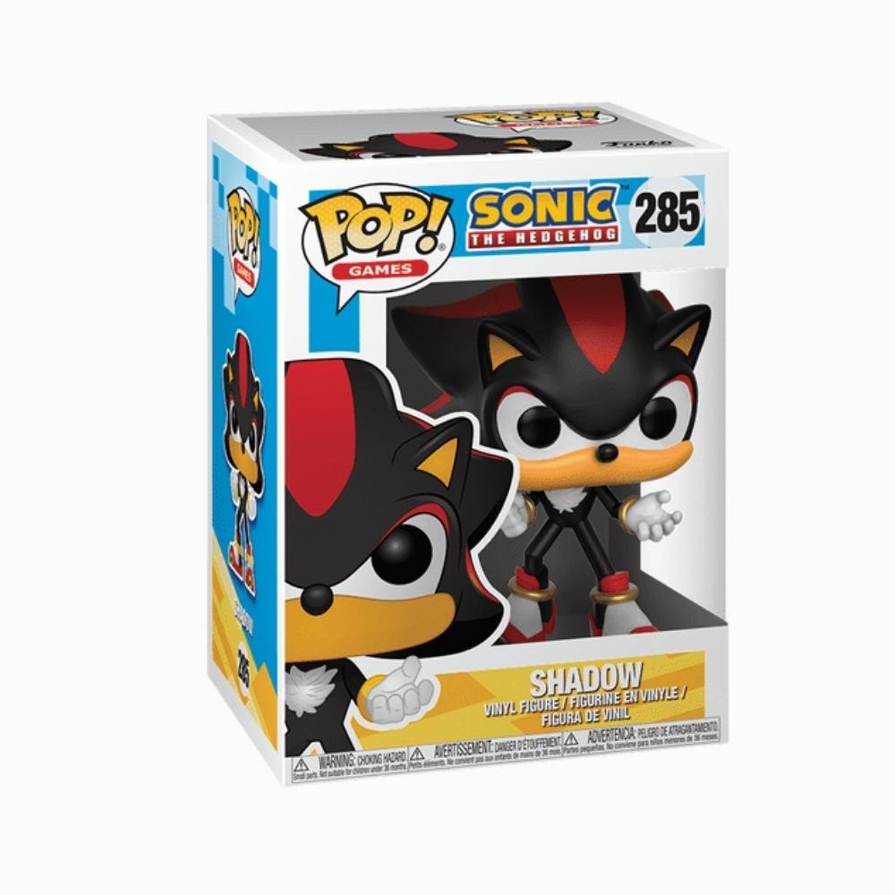 Boneco Funko Pop! Sonic the Hedgehog - Shadow ÚNICO