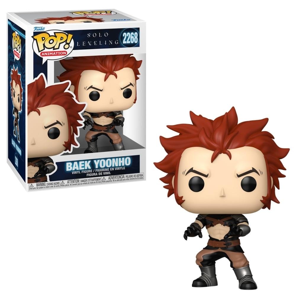 Boneco Funko Pop! Solo Leveling - Baek Yoonho ÚNICO