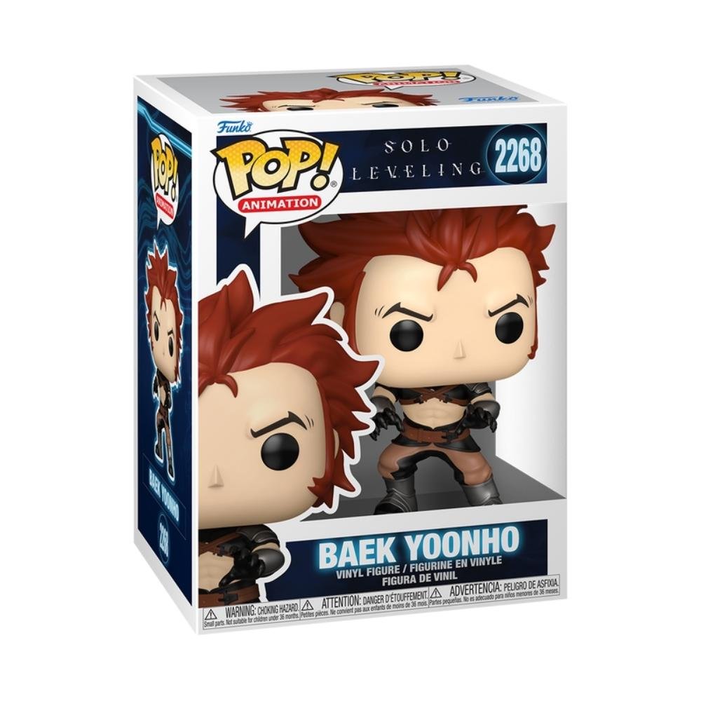 Boneco Funko Pop! Solo Leveling - Baek Yoonho ÚNICO