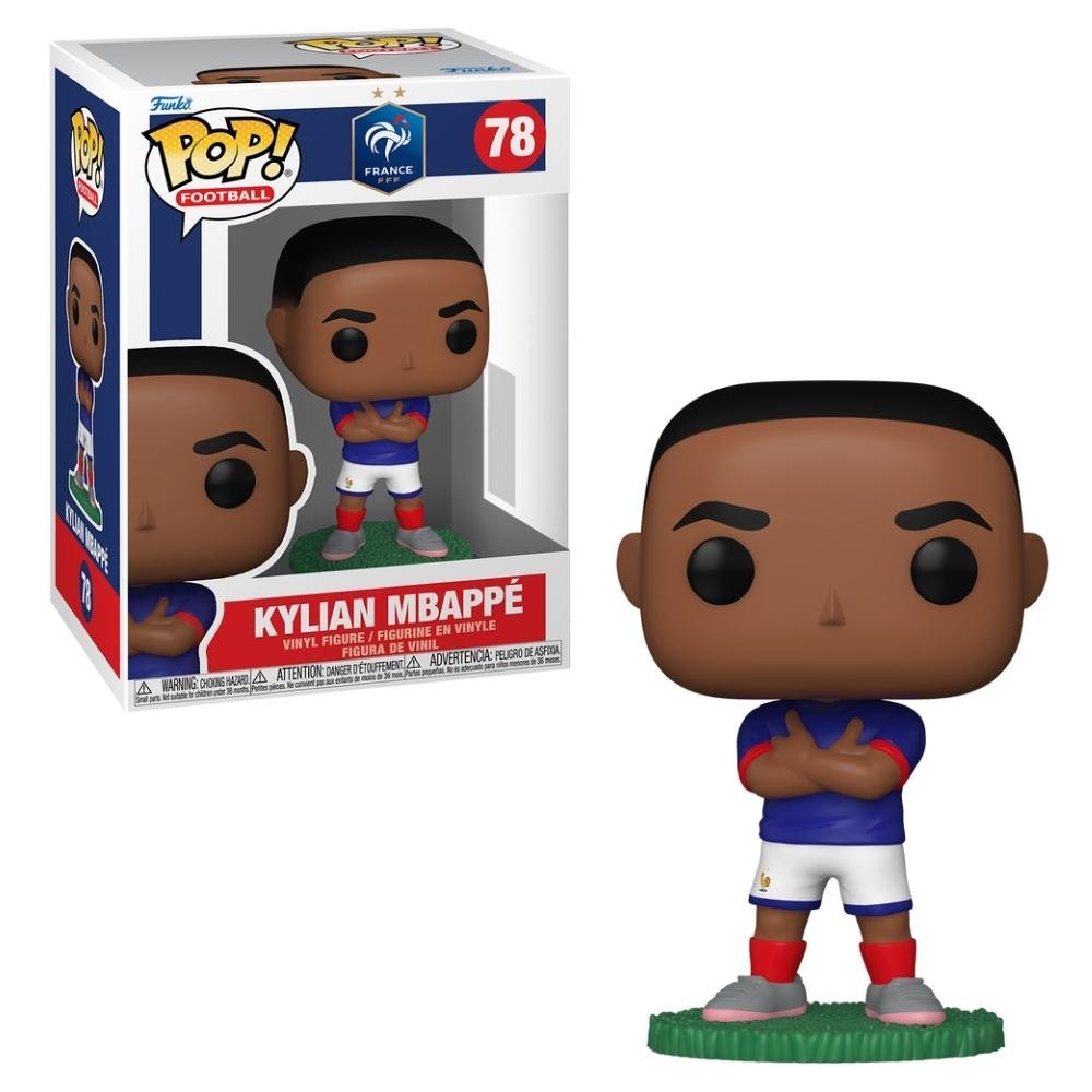 Boneco Funko Pop! Futebol França - Kylian Mbappé ÚNICO