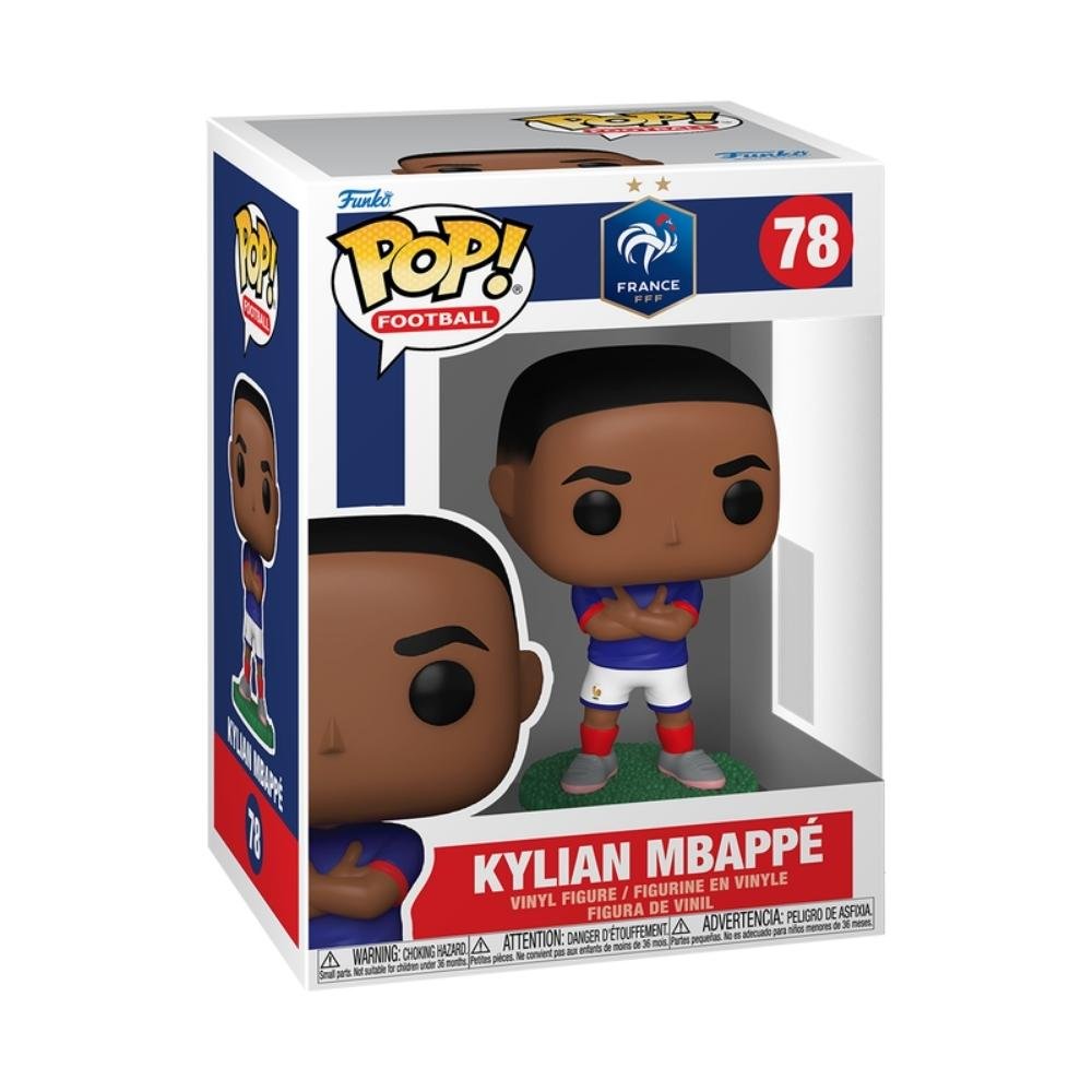 Boneco Funko Pop! Futebol França - Kylian Mbappé ÚNICO