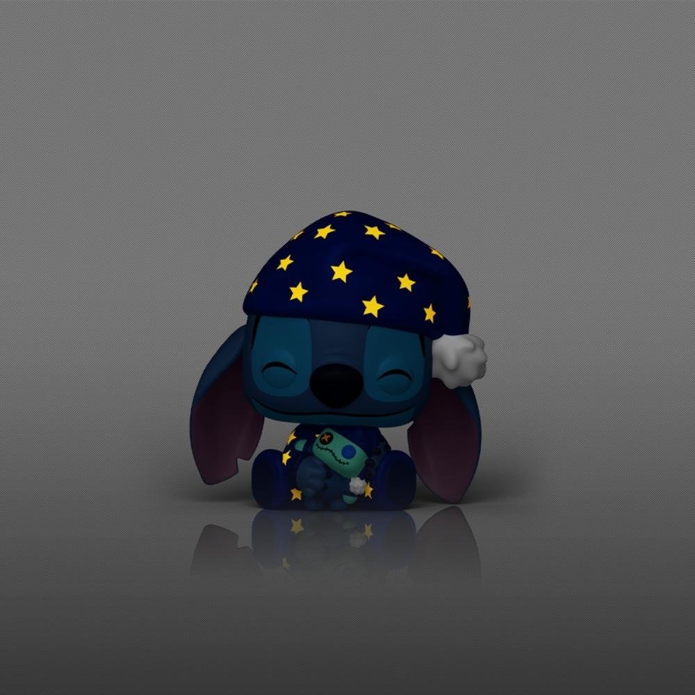 Boneco Funko Pop! Disney Lilo & Stitch Stitch de Pijama Glow ÚNICO