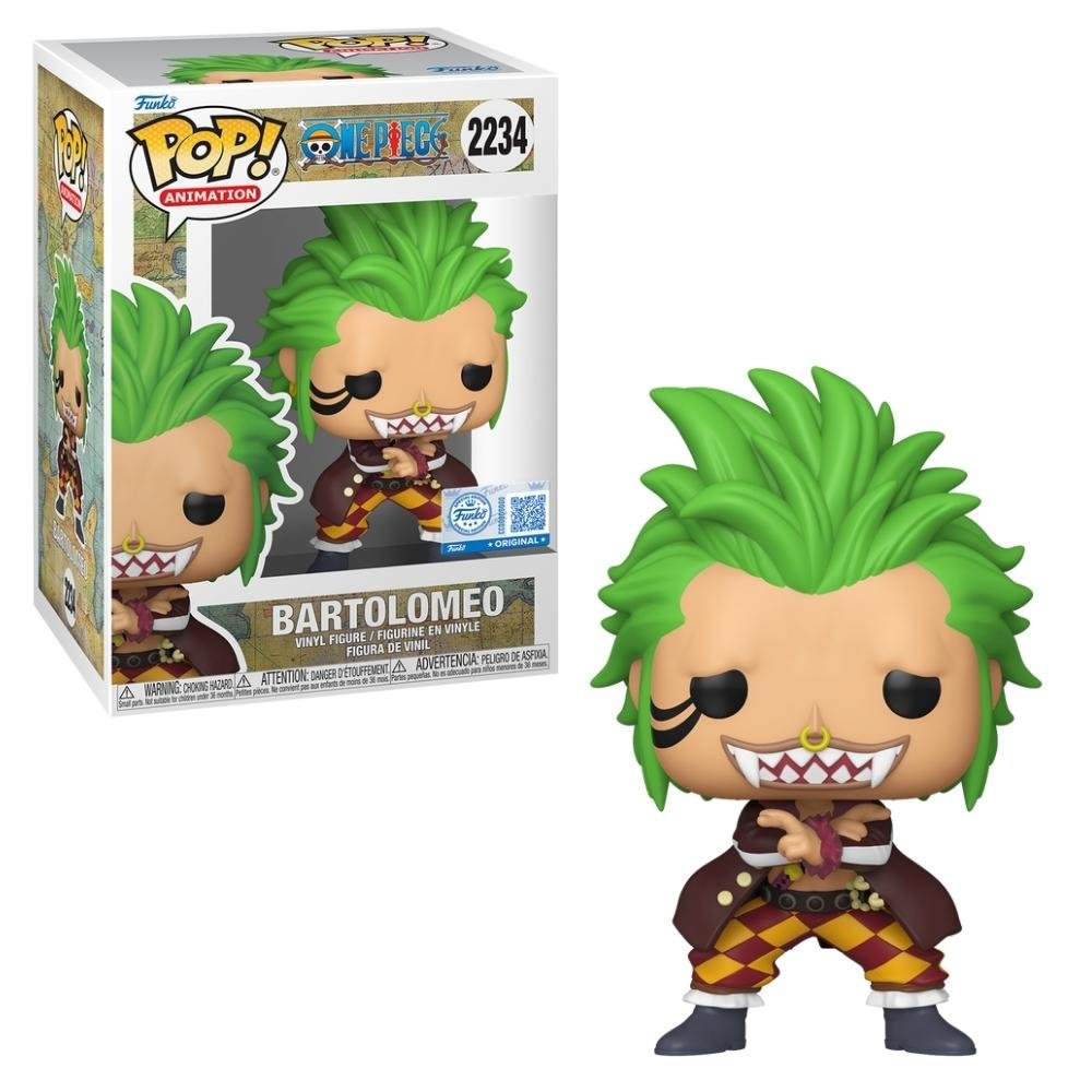 Boneco Funko Pop! Exclusivo One Piece - Bartolomeo ÚNICO