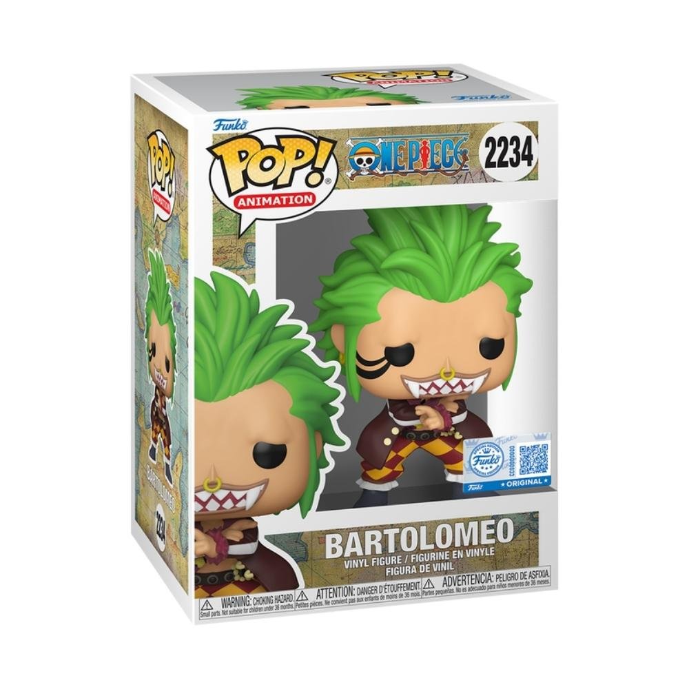 Boneco Funko Pop! Exclusivo One Piece - Bartolomeo ÚNICO