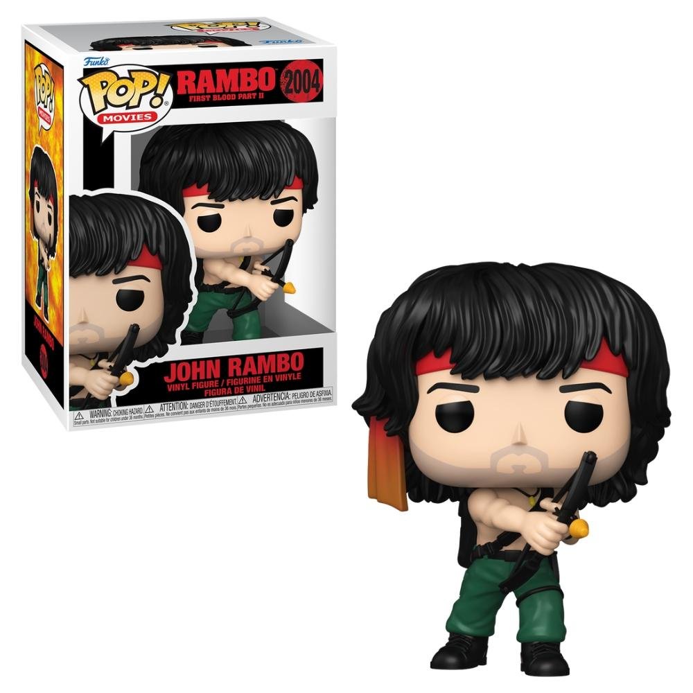 Boneco Funko Pop! Rambo 2 - John Rambo ÚNICO