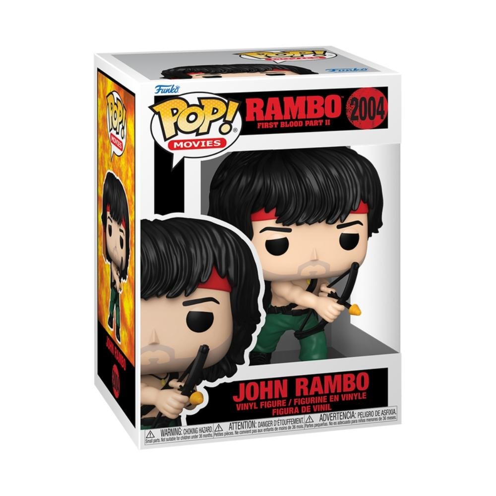 Boneco Funko Pop! Rambo 2 - John Rambo ÚNICO