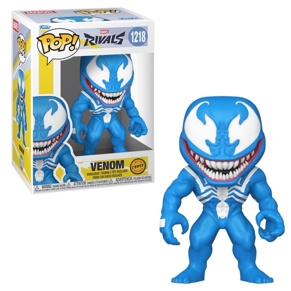 Boneco Funko Pop! Marvel Rivals - Venom com Chase ÚNICO