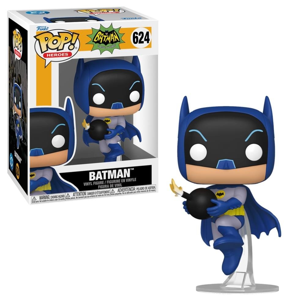 Boneco Funko Pop! DC Batman - O Homem Morcego - Batman com Bomba ÚNICO
