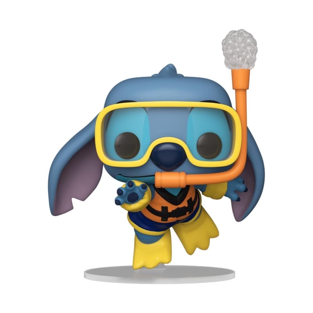 Boneco Funko Pop! Disney Lilo & Stitch - Stitch Mergulhador ÚNICO