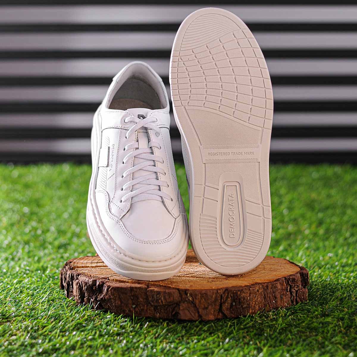 Tenis Democrata Denim Wide Branco - Masculino Branco
