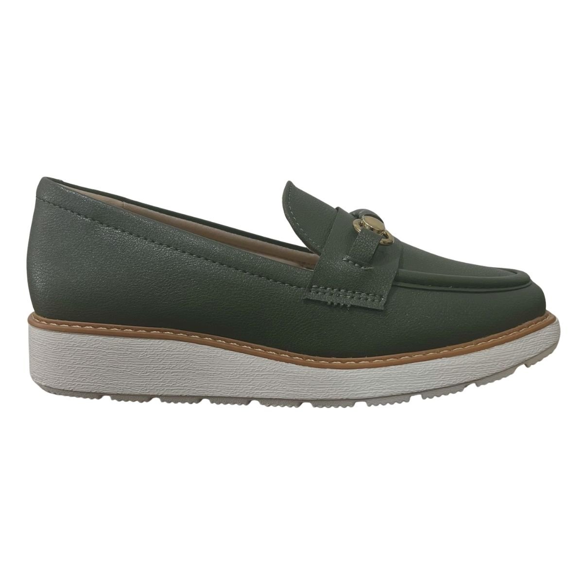 Mocassim Loafer Feminino Modare 7400.103 Verde Verde