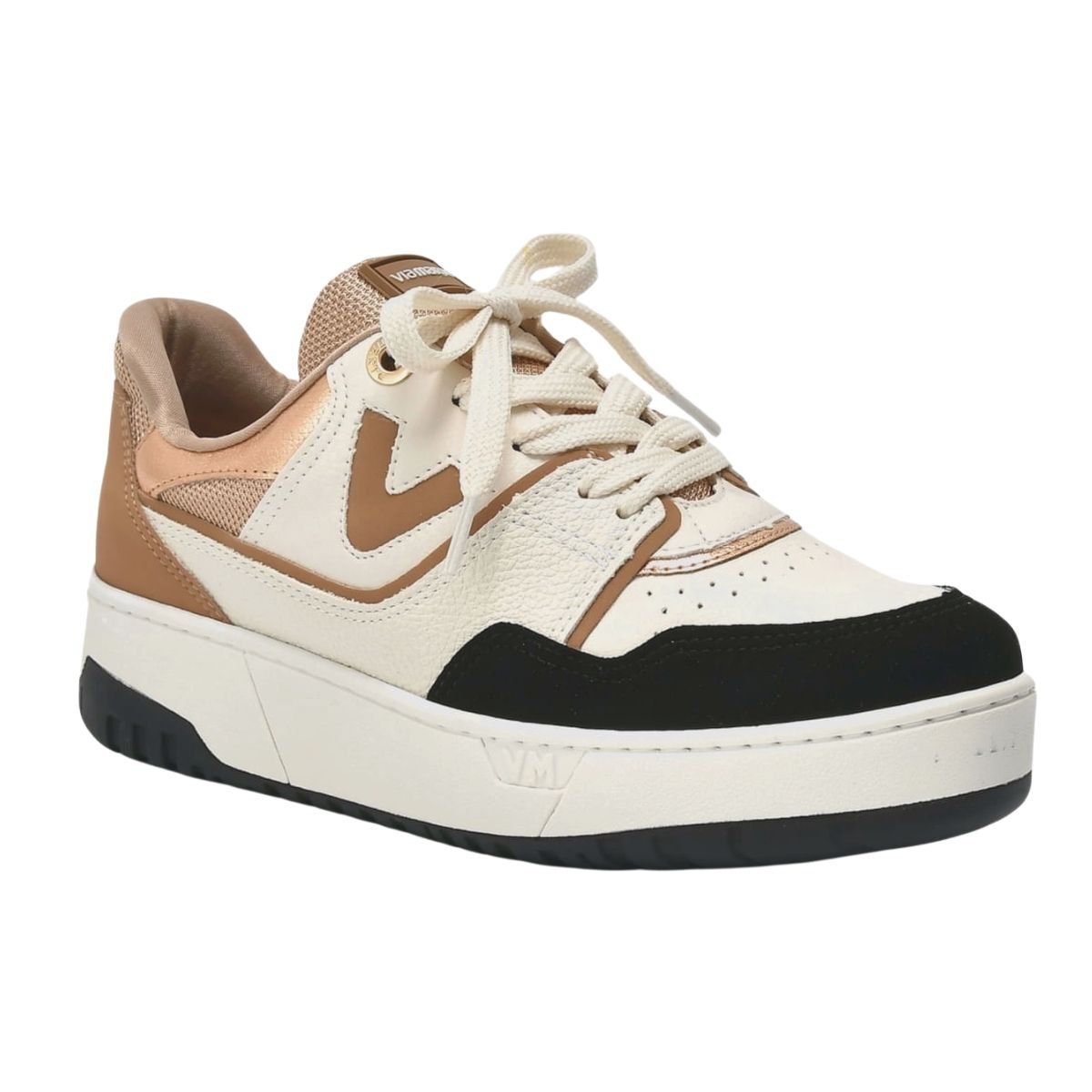 Tênis Casual Feminino Via Marte 042-017-15 Bege Bege