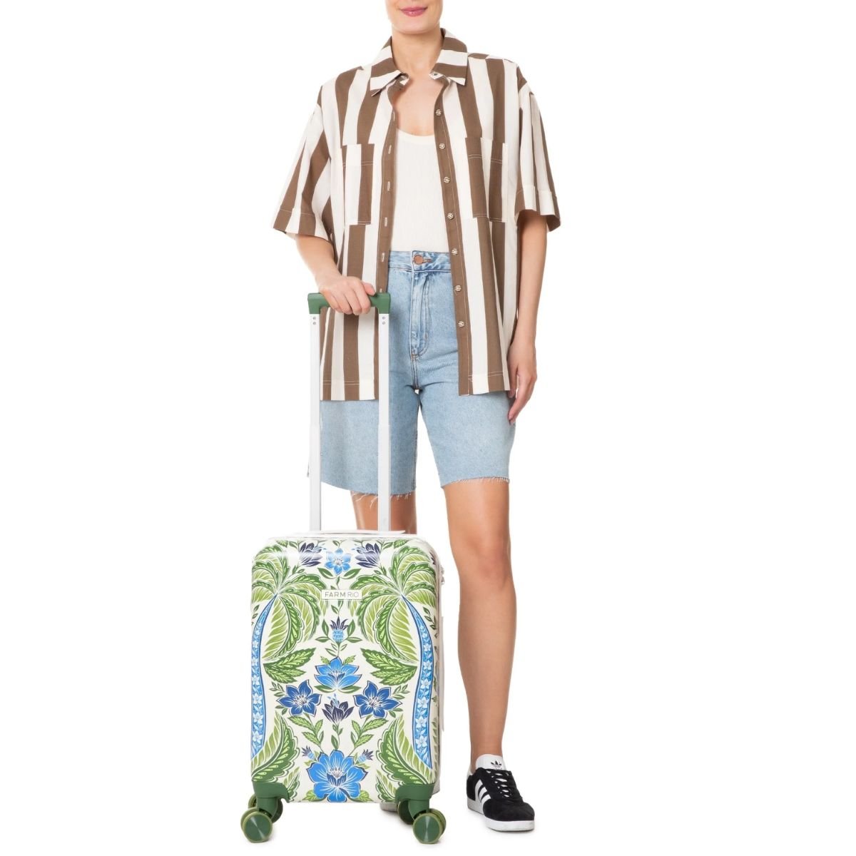 Mala Farm Feminina Me Leva Rígida P Tropicance 683191Rp Verde Verde