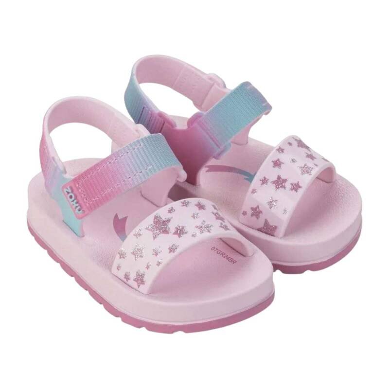 Sandália de Bebê Grendene Zaxynina Moderninha Print - Infa Rosa