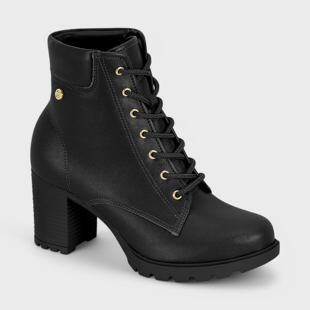 Bota Coturno Moleca Feminina Preto