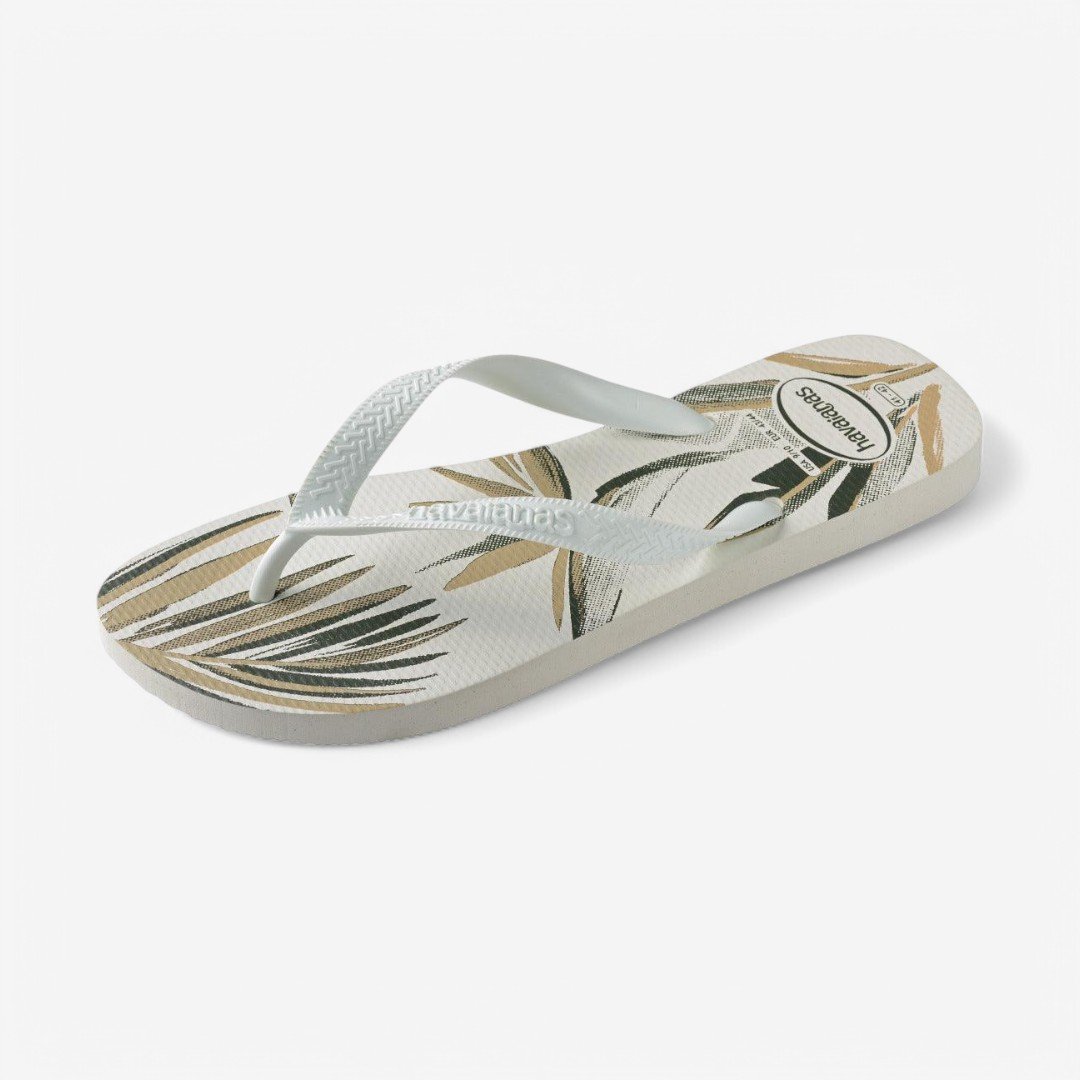 Chinelo Havaianas Aloha Branco/Verde Olive