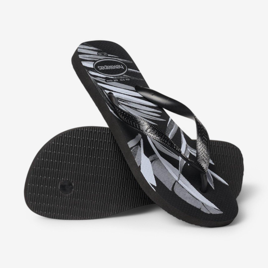 Chinelo Havaianas Aloha Preto/Cinza