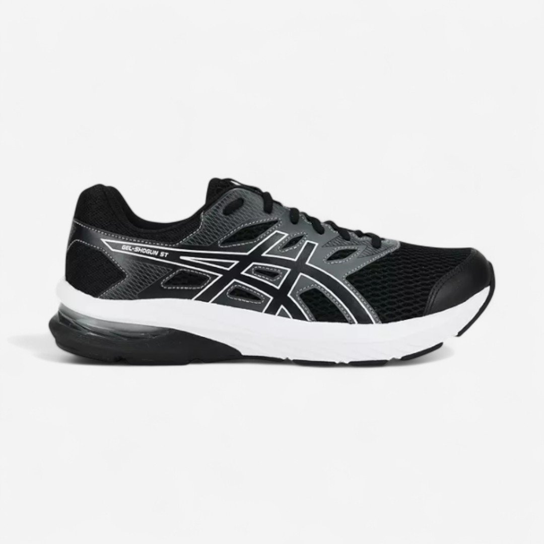 Tênis Asics Gel-Shogun ST Masculino Preto Preto/Branco