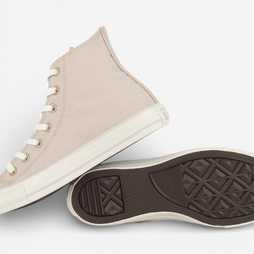 Tênis Converse Chuck Taylor All Star Hi Summer Metals Bege Bege