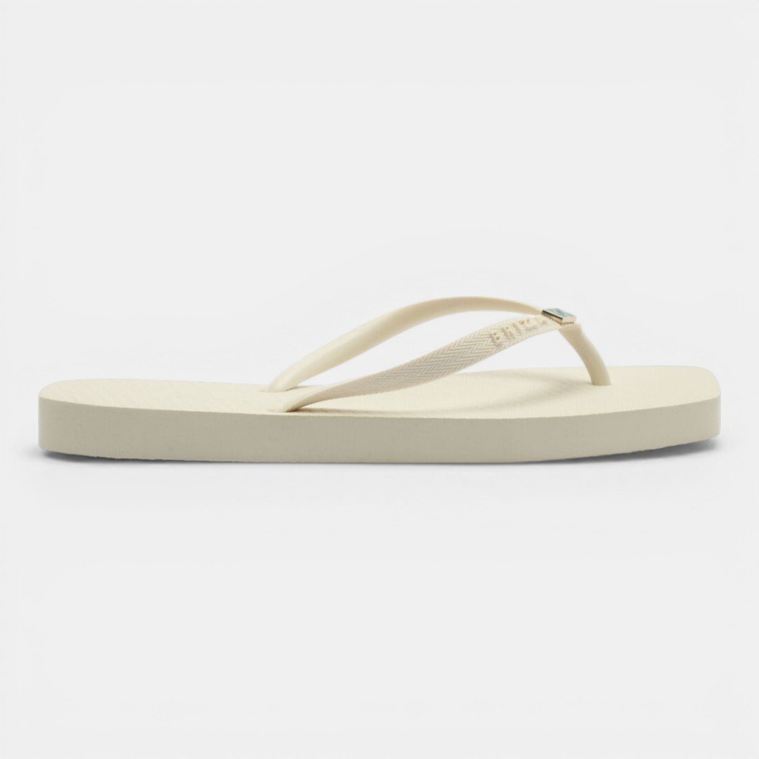 Chinelo Brizza Arezzo Square Branco Branco